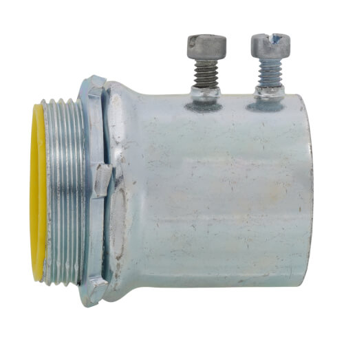 TC725A - Steel City TC725A - 1-1/2" Insulated Steel EMT Set Screw Connector