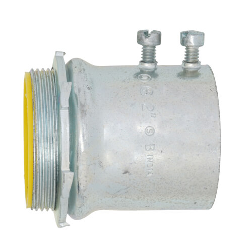 TC726A - Steel City TC726A - 2" Insulated Steel EMT Set Screw Connector
