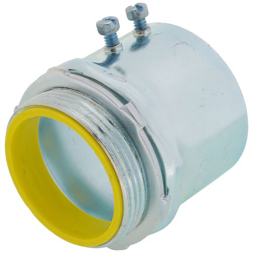 TC727A - Steel City TC727A - 2-1/2" Insulated Steel EMT Set Screw Connector