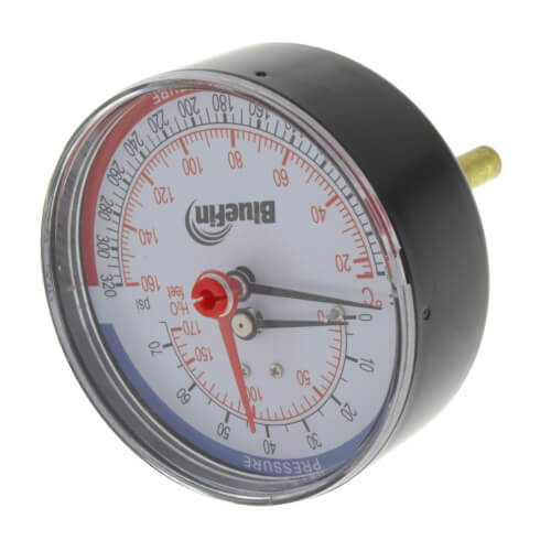 TD3C-BKX - Bluefin TD3C-BKX - 1/4" NPT, 3-1/8" Face, Long Probe ...