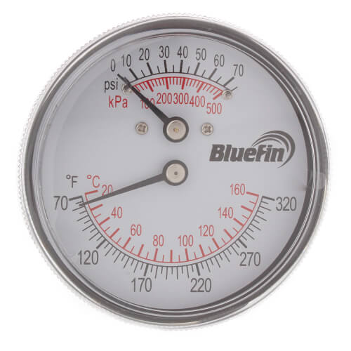 TDA25-BKX - Bluefin TDA25-BKX - 2.5" Tridicator with Extension Back ...