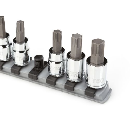 OSR11310 - Tekton OSR11310 - 3/8" Drive x 8" Socket Rail, 10 Clips (Gray)
