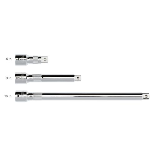 SHA93003 - Tekton SHA93003 - 3/4" Drive Extension Set, 3-Piece (4, 8, 16")