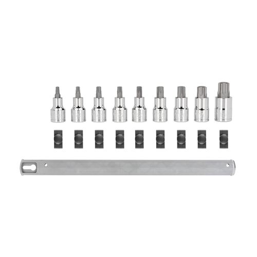SHB92107 - Tekton SHB92107 - 1/2" Drive Torx Bit Socket Set with Rail ...