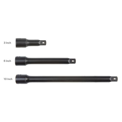 SIA92001 - Tekton SIA92001 - 1/2" Drive Impact Extension Set, 3-Piece ...