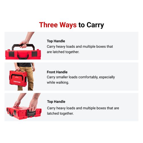 OLB91013 - Tekton OLB91013 - L-BOXX 1 Shallow Stacking Tool Box with 4 ...