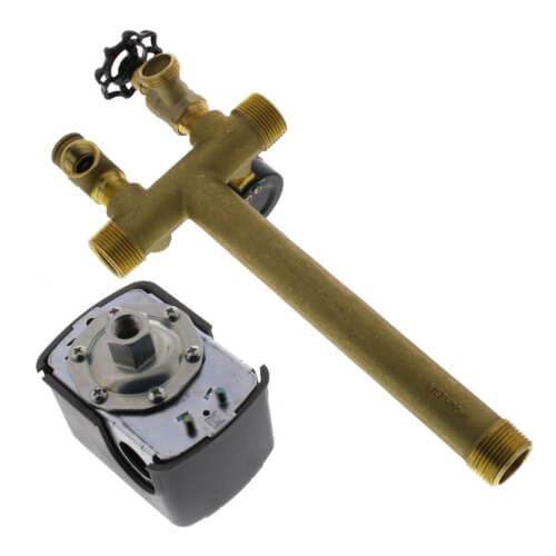 TTPS100-10 - Bluefin TTPS100-10 - 1" x 10" MPT Solid Brass Tank Tee ...