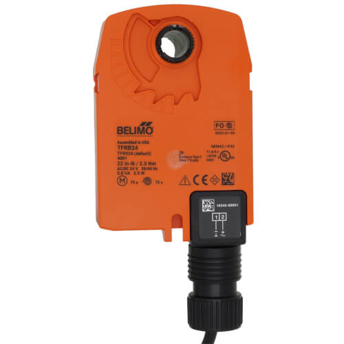 TFRB24 - Belimo TFRB24 - Spring Return, On/Off Actuator (24V)