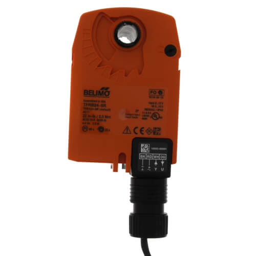TFRB24-SR - Belimo TFRB24-SR - Spring Return, Modulating On/Off Actuator, 2-10 VDC (24V)