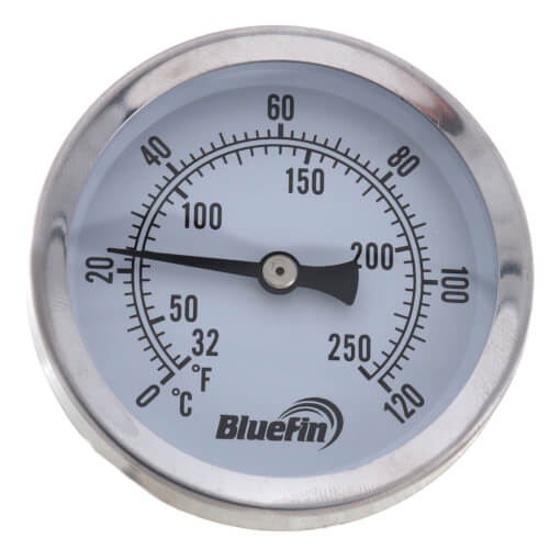 TH25-250-50SST - Bluefin TH25-250-50SST - 1/2" NPT, 2.5" Face, Snap ...