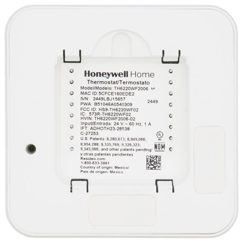 Honeywell TH6220WF2006 T6 Pro Smart Wi-Fi Thermostat - SupplyHouse.com
