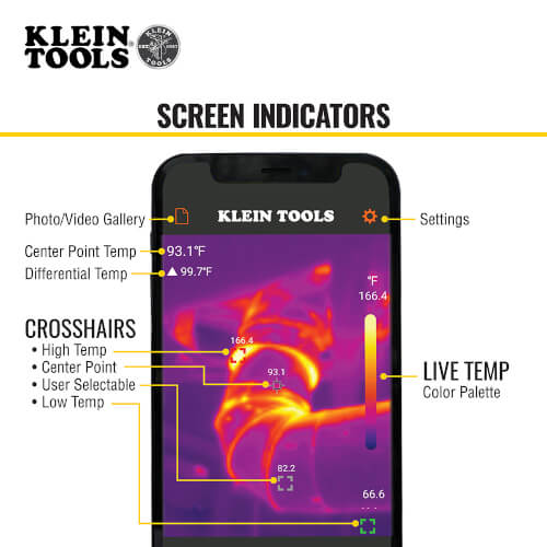 TI220 - Klein Tools TI220 - Thermal Imager for Android Devices