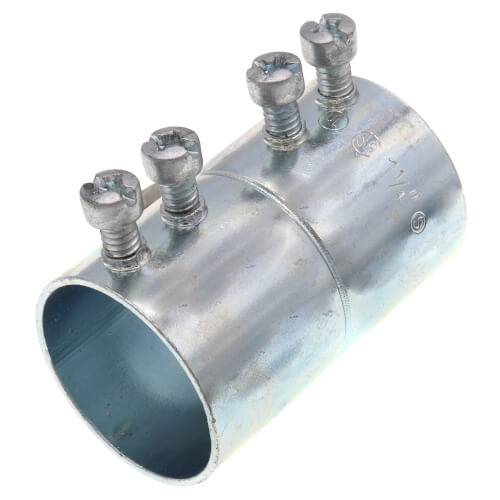 TK124A - Steel City TK124A - 1-1/4" Steel EMT Set Screw Coupling