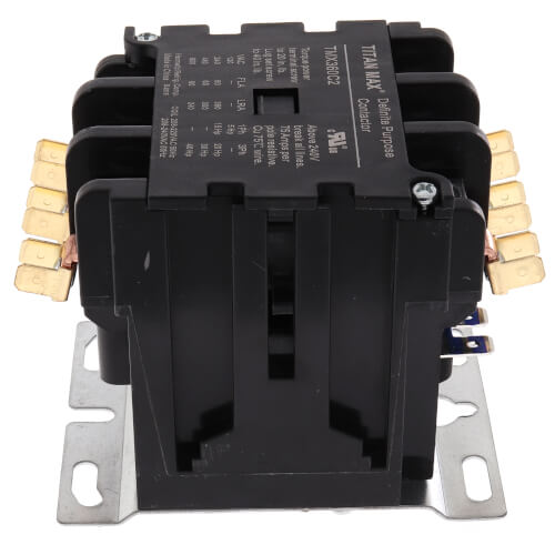 TMX360C2 - Titan Max TMX360C2 - 3 Pole DP Contactor, 208/240 Volt Coil, 60 Amp