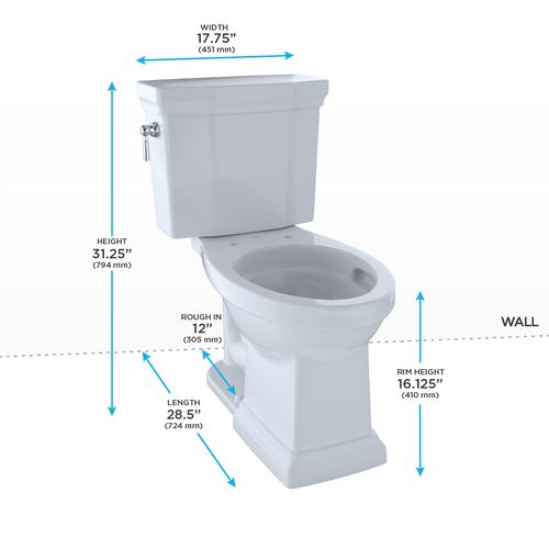 CST404CEFG-03 - TOTO CST404CEFG-03 - Promenade II Two-Piece Elongated 1 ...