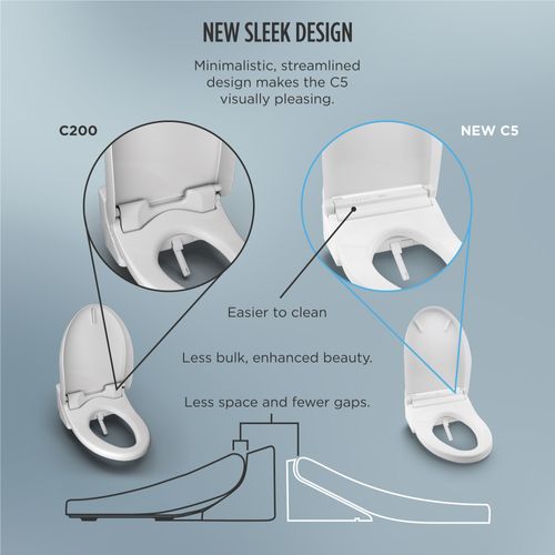 SW3083-01 - TOTO SW3083-01 - Washlet C5 Electronic Bidet Toilet Seat ...