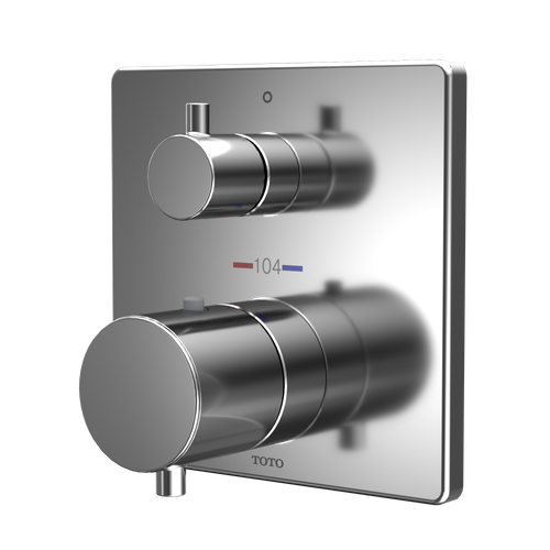 TBV02403U-CP - TOTO TBV02403U-CP - Square Thermostatic Mixing Valve ...