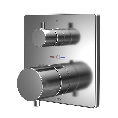TBV02403U-CP - TOTO TBV02403U-CP - Square Thermostatic Mixing Valve ...
