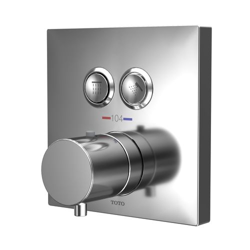 TBV02406U-CP - TOTO TBV02406U-CP - Square Thermostatic Mixing Valve ...