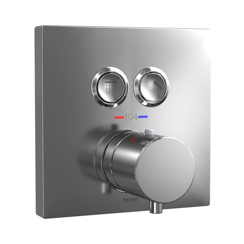 TBV02406U-CP - TOTO TBV02406U-CP - Square Thermostatic Mixing Valve ...