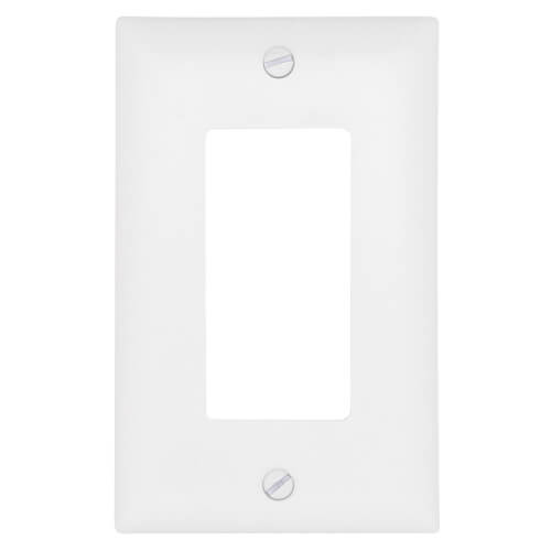 TP26W - Pass & Seymour TP26W - 1-Gang Decorator Switch Wall Plate - White