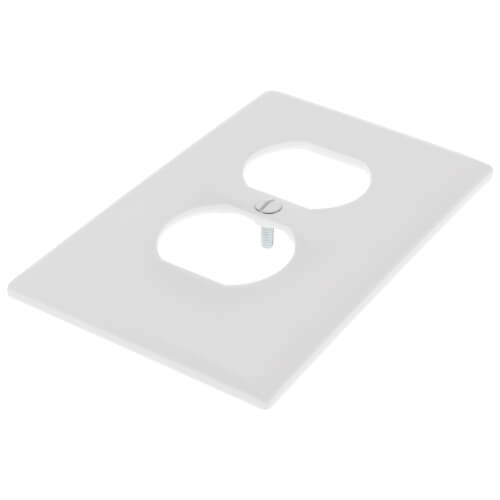 TP8W - Pass & Seymour TP8W - 1-Gang Duplex Receptacle Wall Plate - White