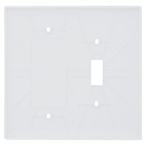 TPJ113W - Pass & Seymour TPJ113W - 2-Gang Combination Wall Plate, 1 ...