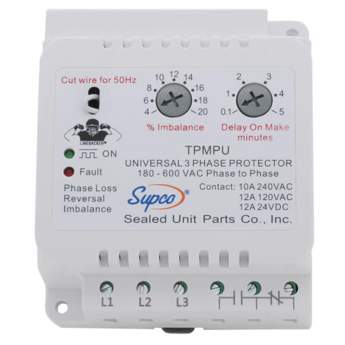 TPMPU - Supco TPMPU - Univ 3 Phase Motor Protector
