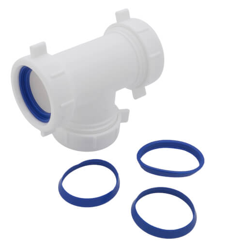 TPVT150 - Bluefin TPVT150 - 1-1/2" x 1-1/2" x 1-1/2" White Plastic 3 ...