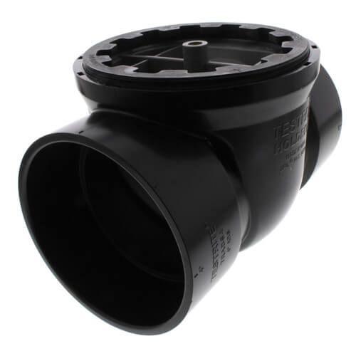 TRABS4A - Holdrite TRABS4A - 4" TESTRITE ABS DWV Test/Cleanout Tee with ...