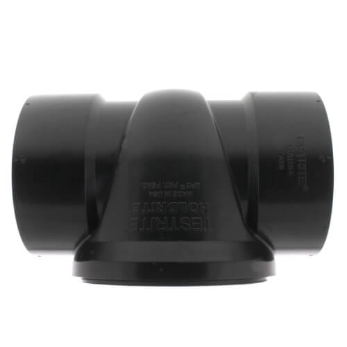 TRABS4A - Holdrite TRABS4A - 4" TESTRITE ABS DWV Test/Cleanout Tee with ...