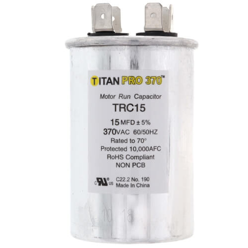TRC15 - Titan Pro TRC15 - 15 MFD Round Motor Run Capacitor (370V)