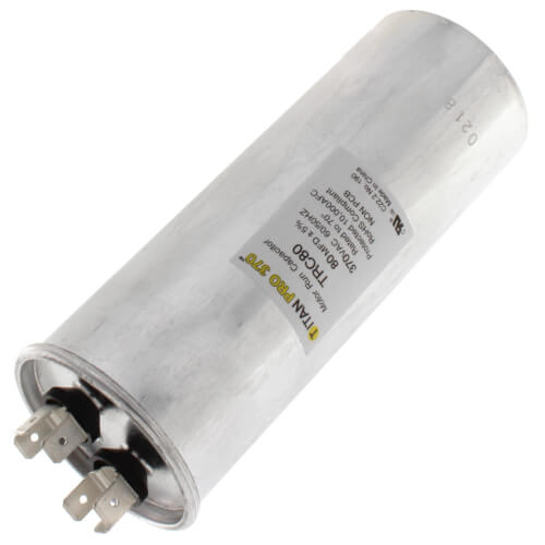 TRC80 - Titan Pro TRC80 - 80 MFD Round Motor Run Capacitor (370V)