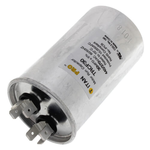TRCF30 - Titan Pro TRCF30 - 30 MFD Round Motor Run Capacitor (440/370V)