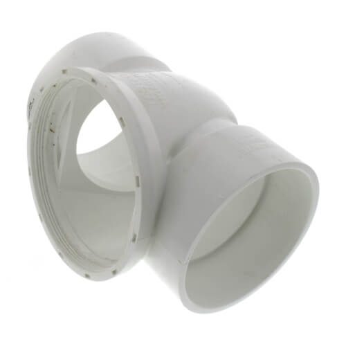 TRPVC4A - Holdrite TRPVC4A - 4" TESTRITE PVC DWV Test/Cleanout Tee with ...