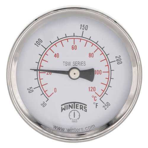 TSW174LF - Winters Instruments TSW174LF - 2-1/2" TSW Dial Hot Water ...