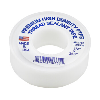 TT260-PHD - Boshart TT260-PHD - PTFE Thread Seal Tape, 1/2" x 260" (White)