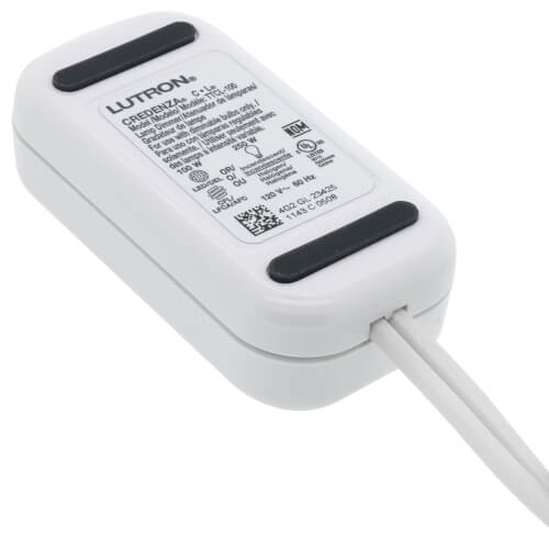TTCL-100H-WH - Lutron TTCL-100H-WH - Credenza LED+ Plug-in Lamp Dimmer ...