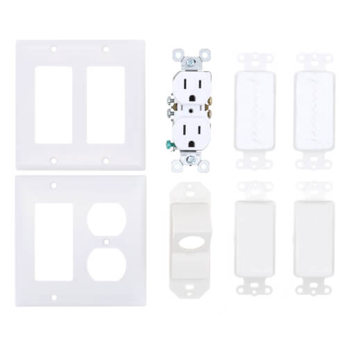 TVBR2505K - Arlington TVBR2505K - 2-Gang TV Bridge Kit for Flat-Screen TVs