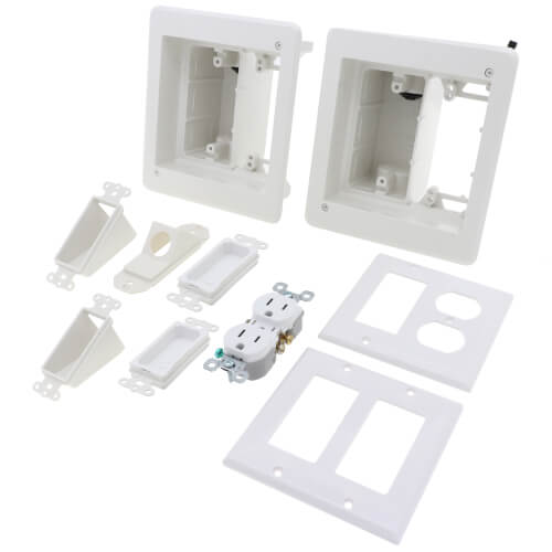 TVBR2505K - Arlington TVBR2505K - 2-Gang TV Bridge Kit for Flat-Screen TVs