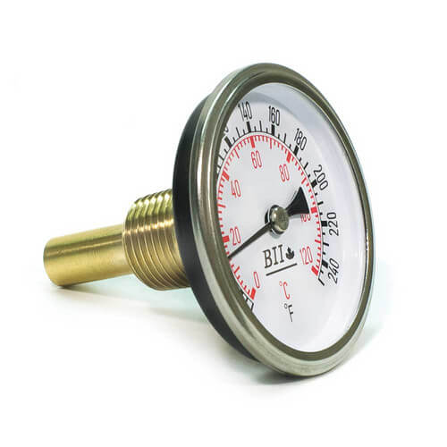 TW25-CB2-250-25 - Boshart TW25-CB2-250-25 - 1/2" NPT, 2.5" Face, Snap ...