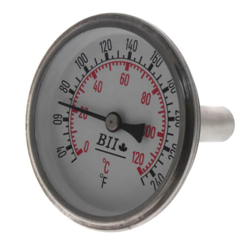 TW25-CB2-250-SS25 - Boshart TW25-CB2-250-SS25 - 1/2" NPT, 2.5" Face ...