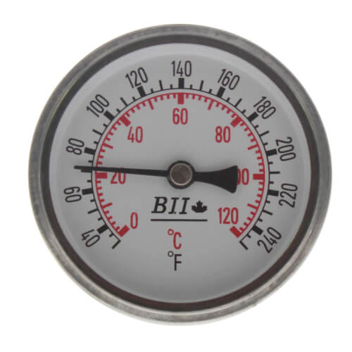 TW25-CB2-250-SS25 - Boshart TW25-CB2-250-SS25 - 1/2" NPT, 2.5" Face ...