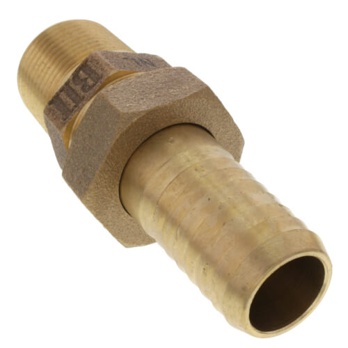 U-100NL - Boshart U-100NL - 1" MPT x Insert Union Adapter (Lead Free)
