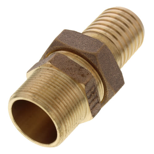 U-125NL - Boshart U-125NL - 1-1/4" MPT x Insert Union Adapter (Lead Free)