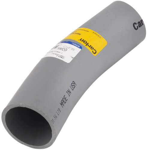 UA5AJ - Carlon UA5AJ - 2" Schedule 40 PVC, 22.5° Elbow