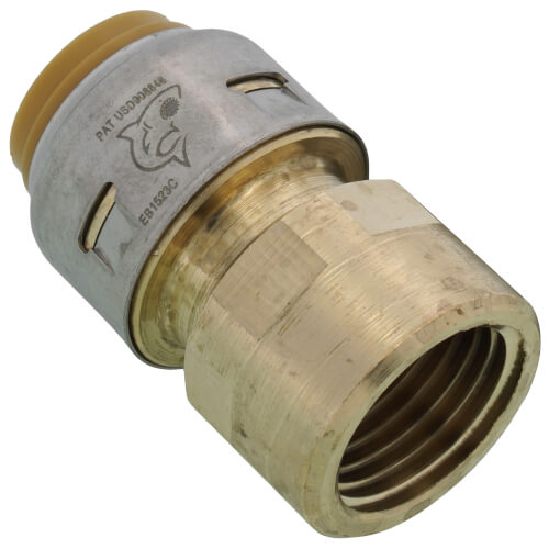 UR072 - SharkBite UR072 - 1/2" Sharkbite Max x Female Adapter (Lead Free)