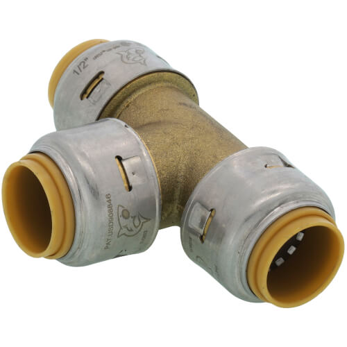 UR362 - SharkBite UR362 - 1/2" x 1/2" x 1/2" Sharkbite Max Tee (Lead Free)