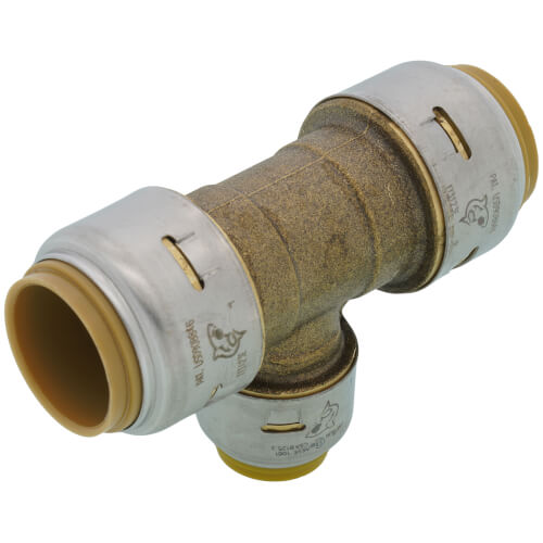 UR412 - SharkBite UR412 - 3/4" x 3/4" x 1/2" Sharkbite Max Reducing Tee ...