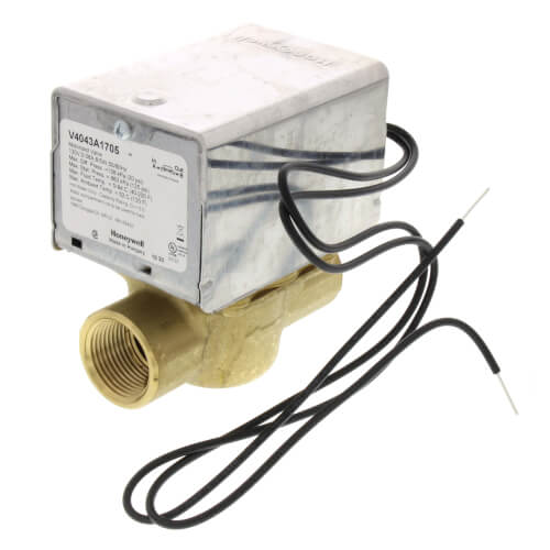 V4043A1705 - Honeywell Home V4043A1705 - 3/4" NPT Connection Zone Valve ...